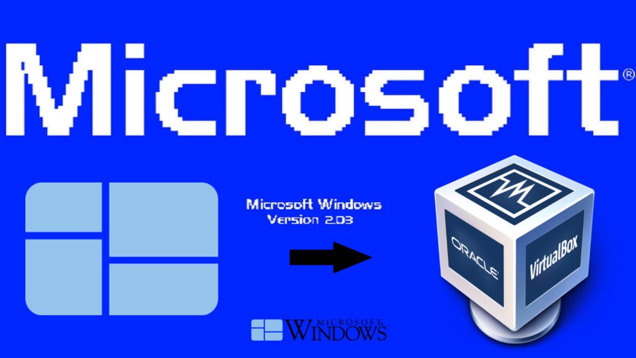 How To Install Windows 2.01 In VirtualBox - YouTube
