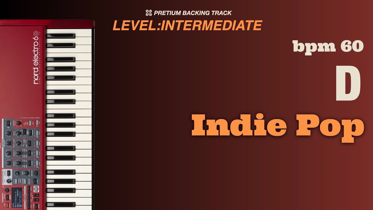 [키보드 제거] D Indie Pop | Backing Track for Pop Jam - YouTube