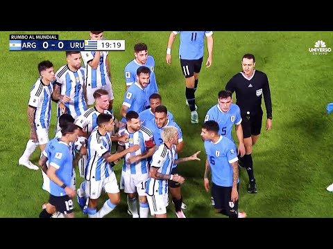 🤯Urgate Calling De Paul Messi's C**k sucker as Messi Fight vs Uruguay to Protect him😱😳