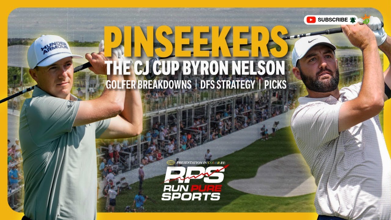 PGA DFS Golf Picks | CJ CUP BYRON NELSON | 4/30 - PGA PinSeekers - YouTube