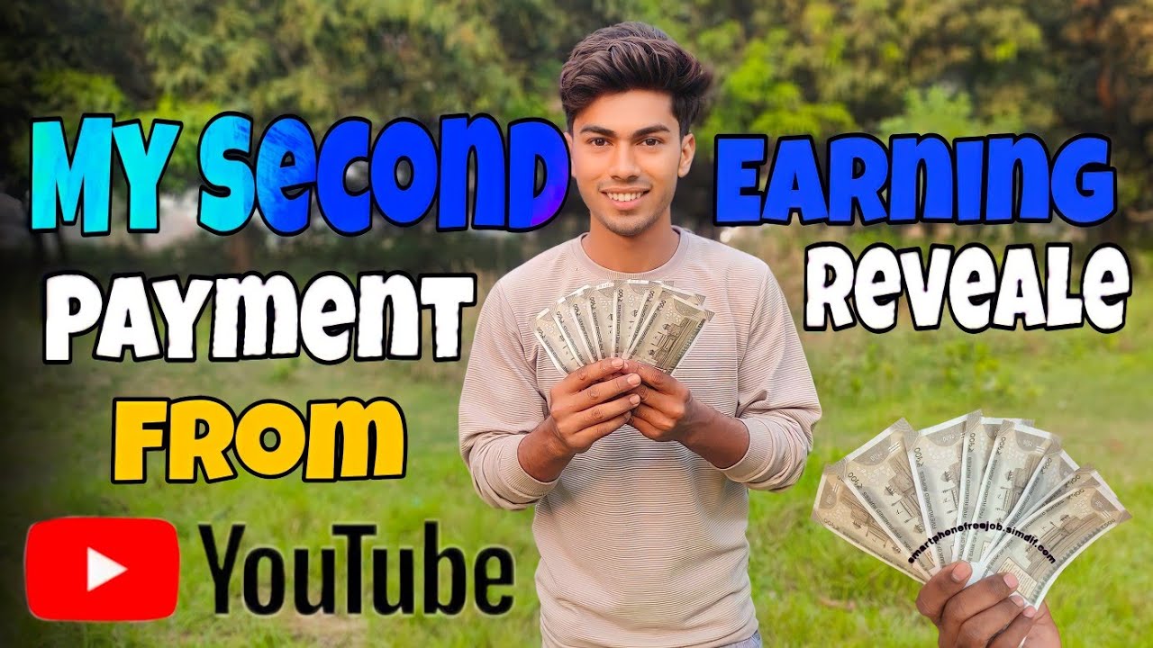 My Second Payment From YouTube 🤑 || YouTube Earning Revealed 🤔 - YouTube