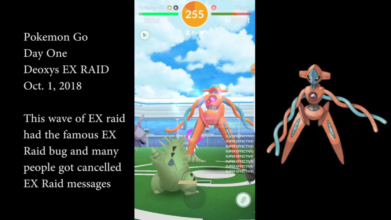 Pokemon Go - Deoxys EX Raid - YouTube