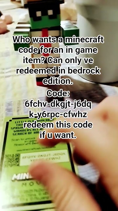 free Minecraft code short amount of time. REDEEM NOW! - YouTube