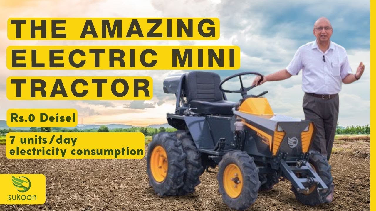 The Amazing Electric Mini tractor - Haldhar Micro-Trac 750 || +91 ...