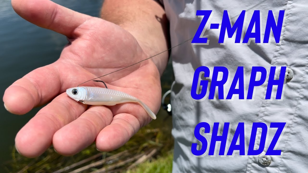Z-Man Graph Shadz Pre-Rigged Jighead & Plastic For Forward Facing Sonar ...