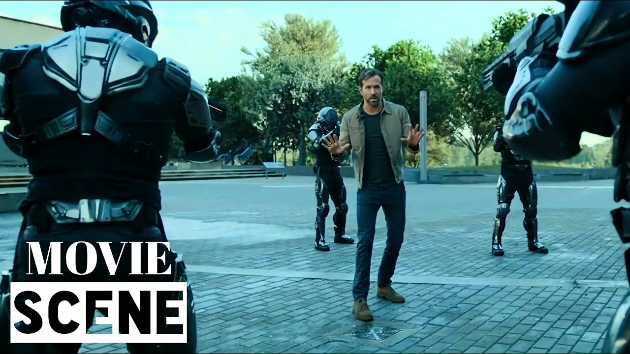 THE ADAM PROJECT FIGHT SCENE - YouTube