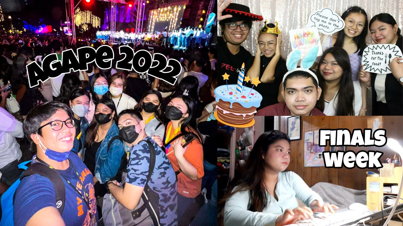 First Agape in UST! (Sponty date w/ friends + finals week!) | Katherine ...