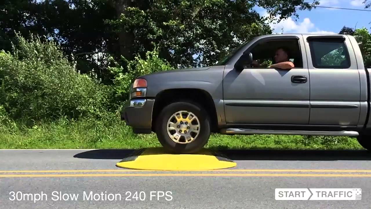 Road Plate 15-5 Speed Test - Slow Motion - YouTube