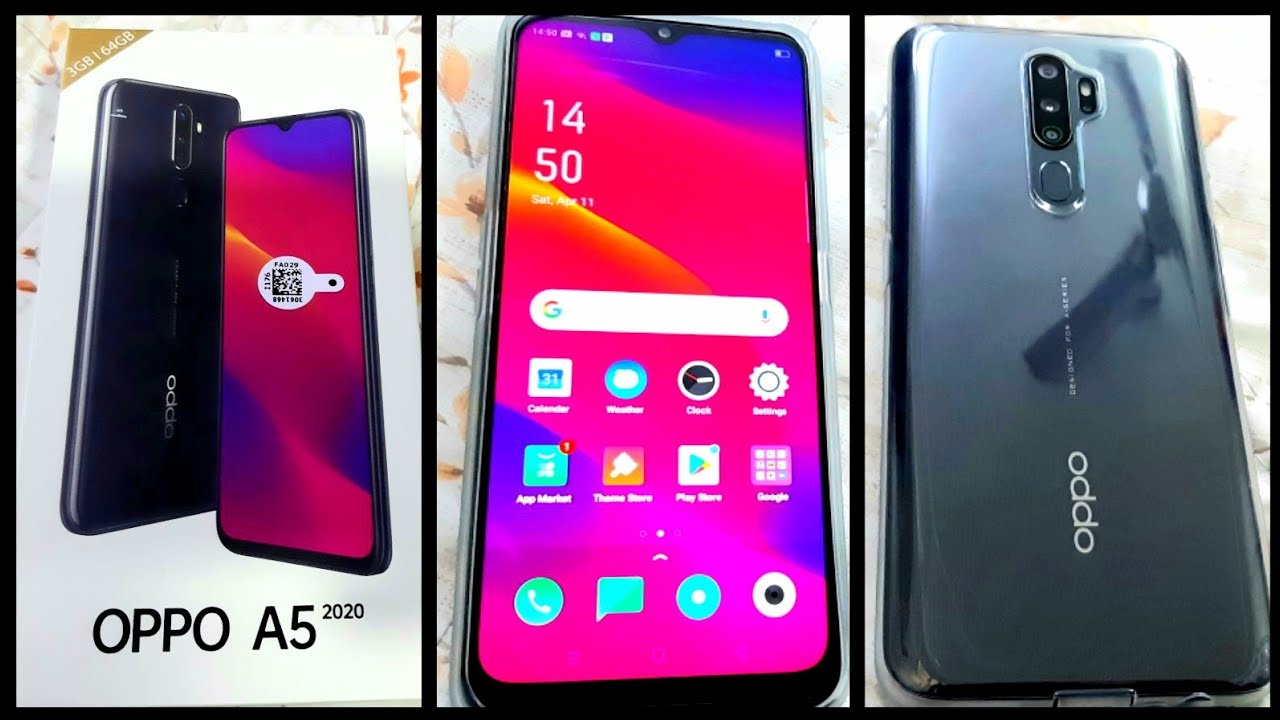 UNBOXING OPPO A5 2020 | 3GB RAM | 64GB STORAGE | Ultra wide Quad Camera ...