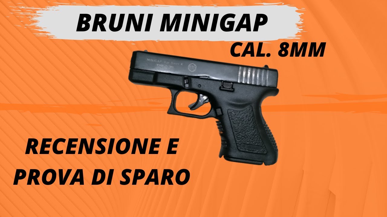 Bruni Mini GAP a salve cal. 8mm | Recensione e prova di sparo - YouTube