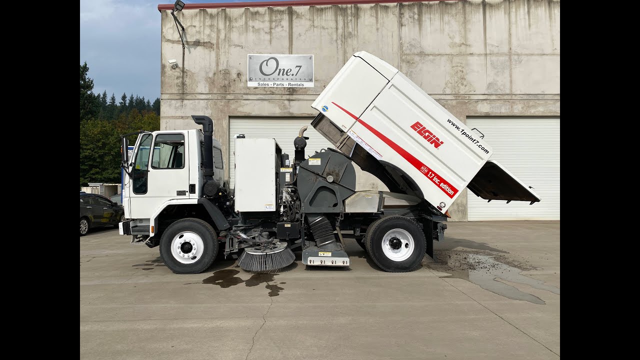2007 Elgin Crosswind Vacuum Street Sweeper for Sale, video shows ...