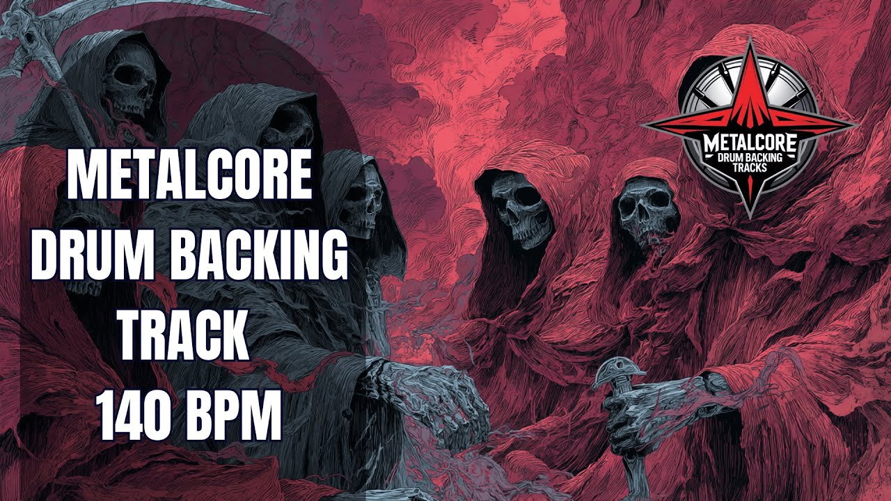 140 BPM Metalcore Drum Track – Energetic, Driving Groove - YouTube