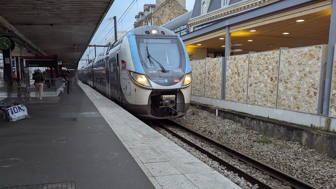 RER D Juvisy - Melun via Ris-Orangis Regio 2N - YouTube