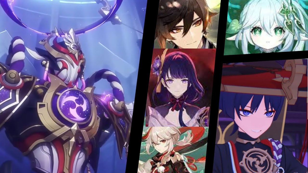 4 Archons VS God Scaramouche BOSS [ Genshin impact ] - YouTube
