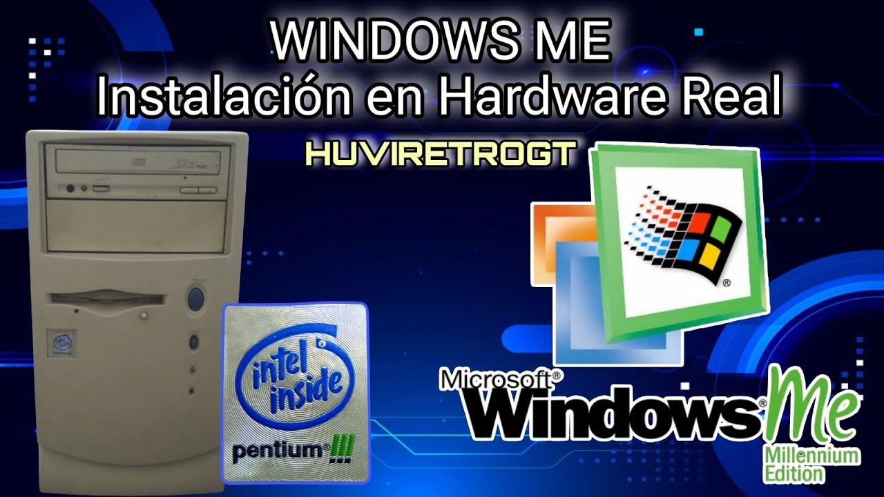 Instalando Windows ME en PC del año 2000 - YouTube