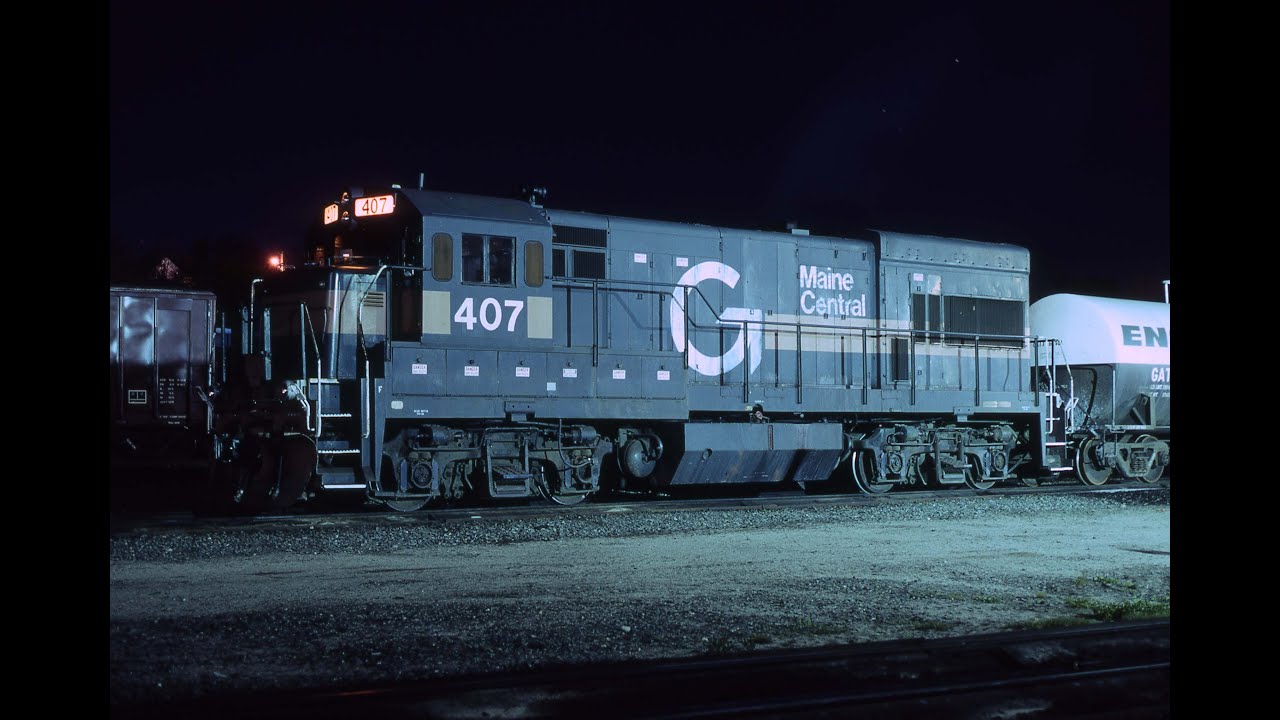 Maine Central/Springfield Terminal locomotive slideshow 1990-2009 - YouTube