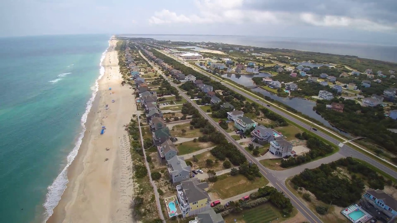 Drone Flyover of Avon, NC (OBX), Pt 2 - YouTube