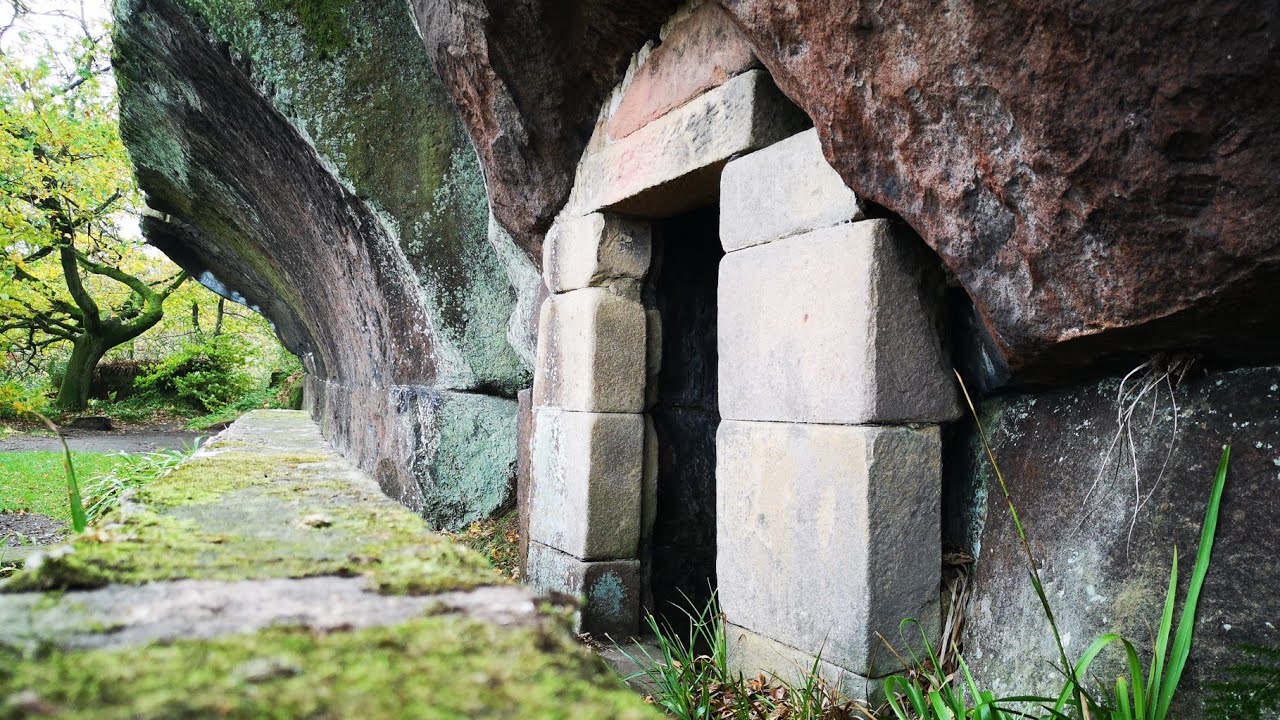 rowtor rocks Druids caves - YouTube