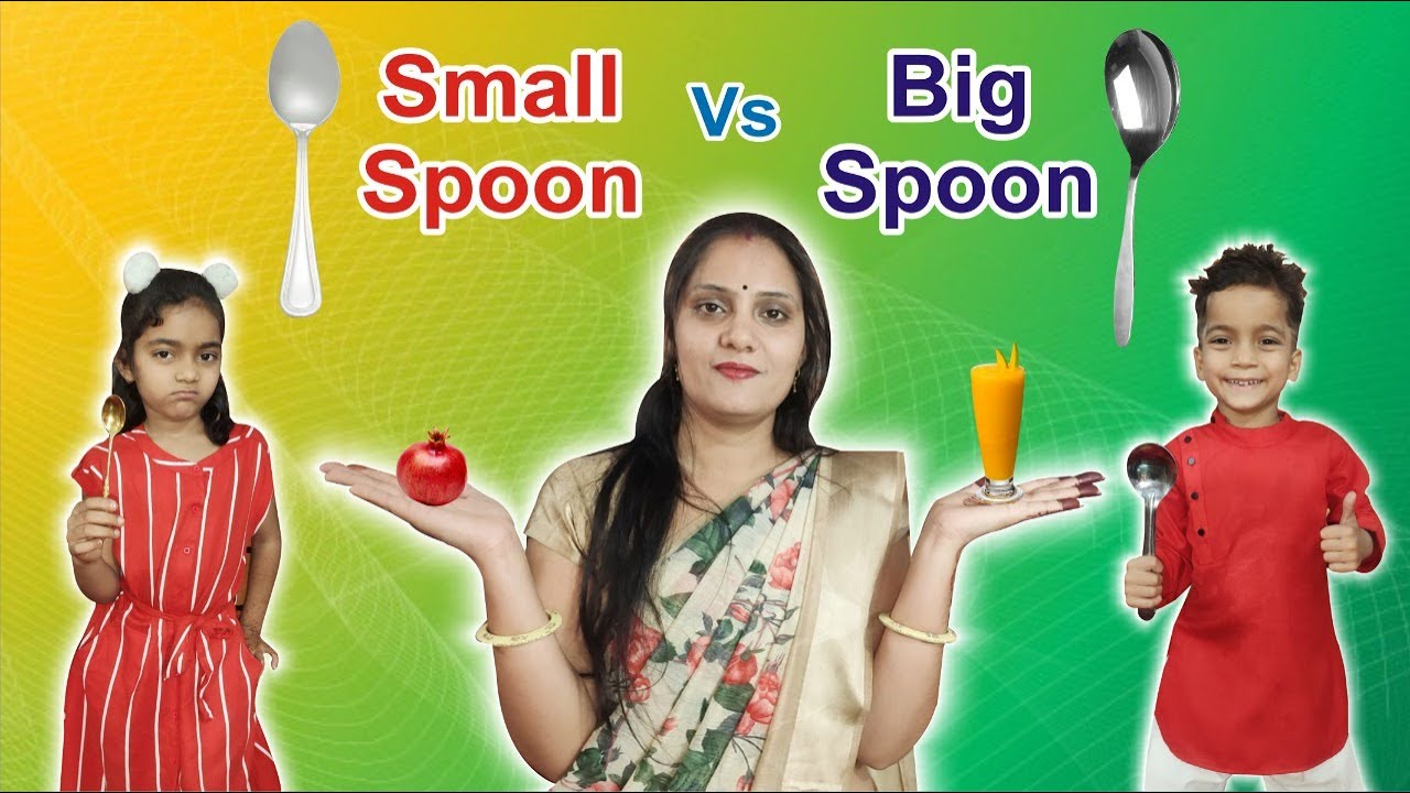 Big VS Small Spoon Food Challenge | Big Spoon Small Spoon | Food ...