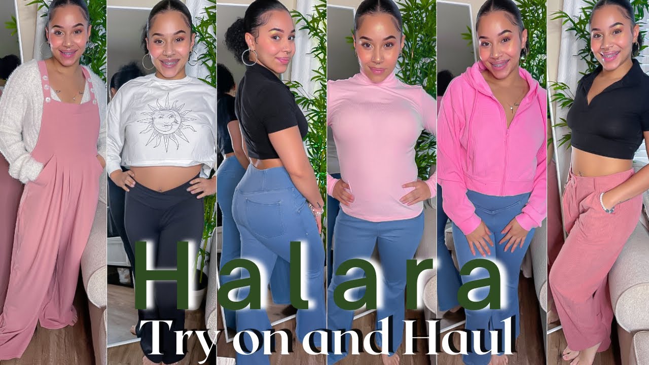 HALARA HAUL | Must Have Pants Try on | How To Wear Pink (for Petites ...
