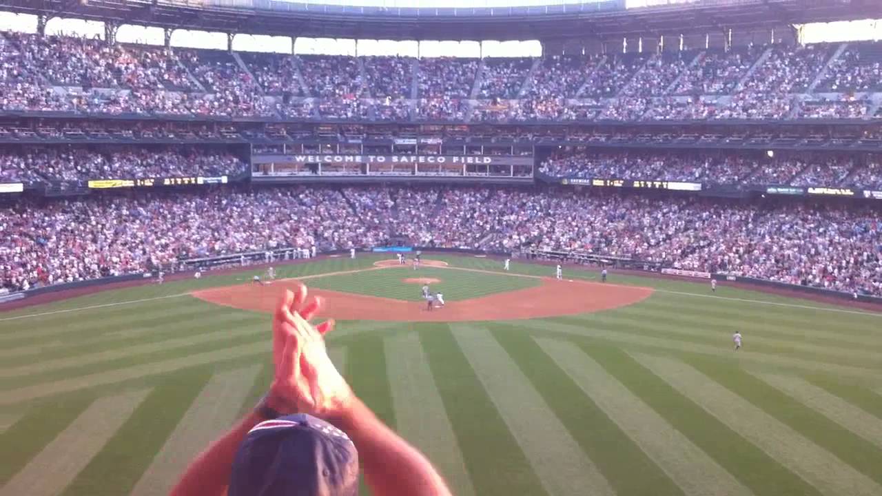 Center field bleachers at safeco - YouTube