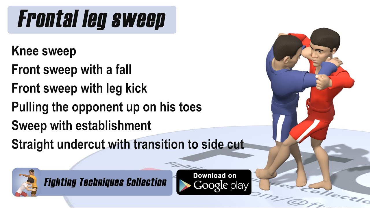 Front Sweep. Sambo. 7 techniques - YouTube