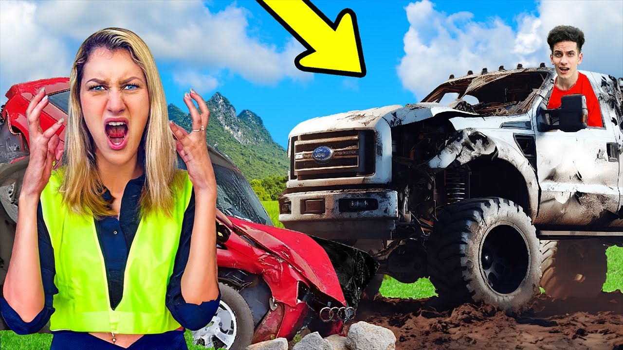 WE DESTROYED EVERY CAR... - YouTube