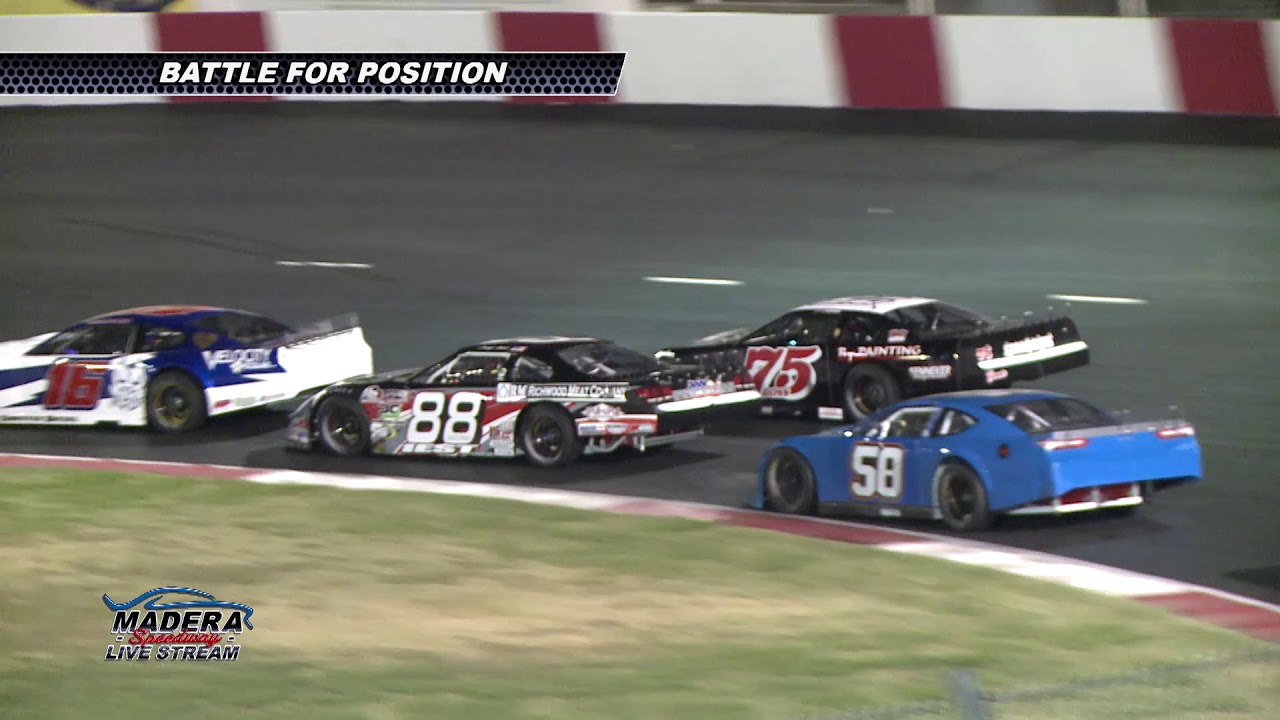 INTENSE RACING ACTION FROM MADERA SPEEDWAY - YouTube