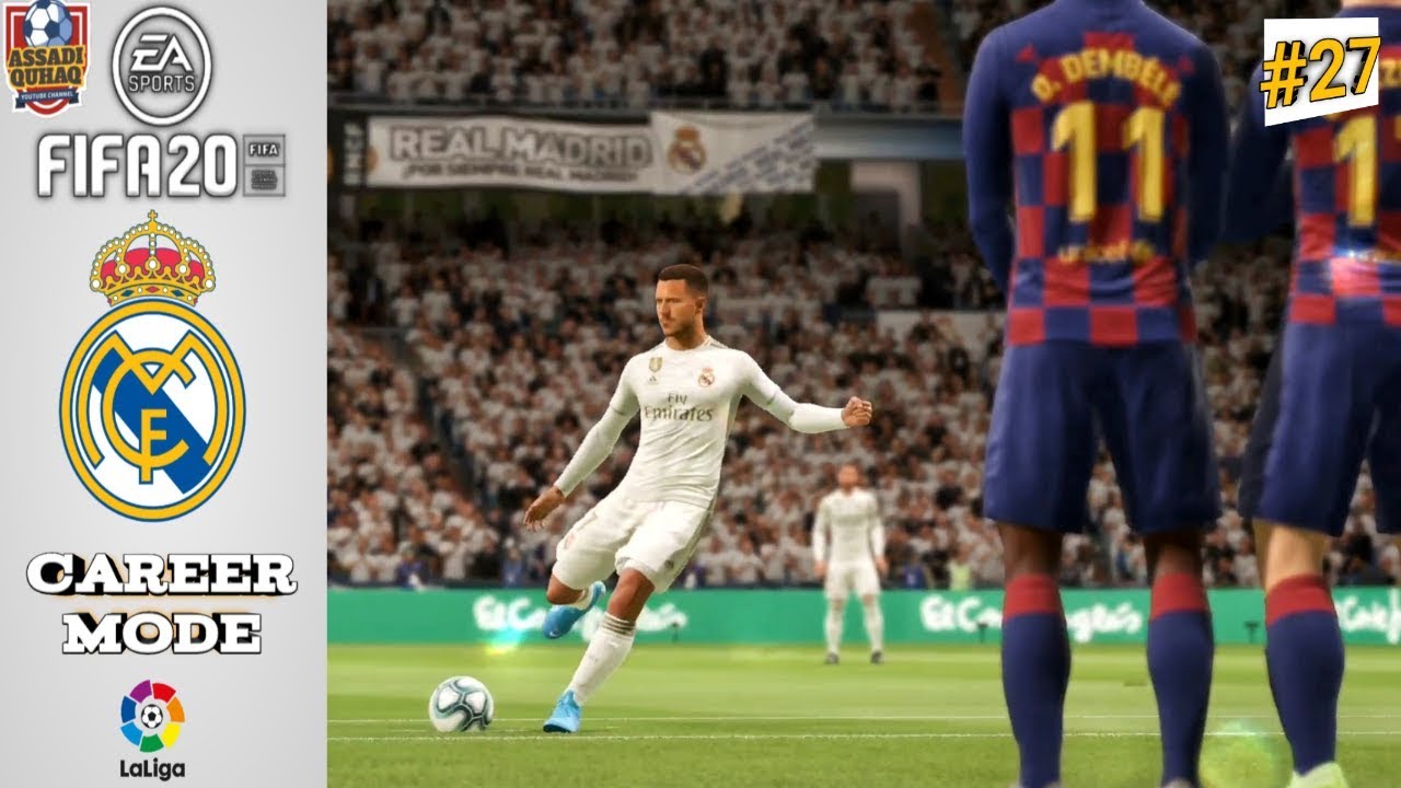 Double El Clásico! Gol Free Kick Eden Hazard | FIFA 20 Indonesia Real ...