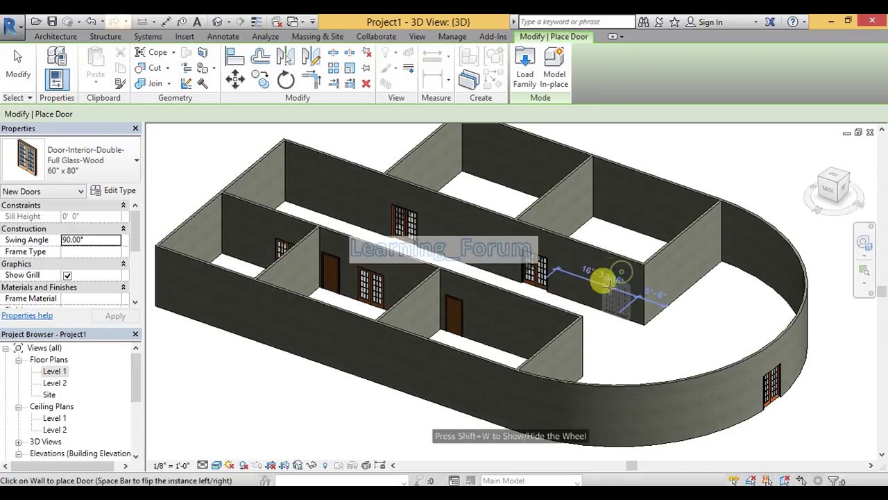 How To Load A Door In Revit YouTube how-to-load-a-door-in-revit-youtube