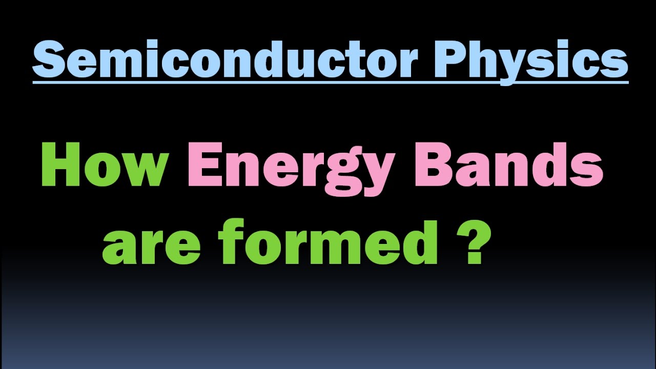 Formation of Energy Bands in Solids - Energy Band Theory of Crystals ...