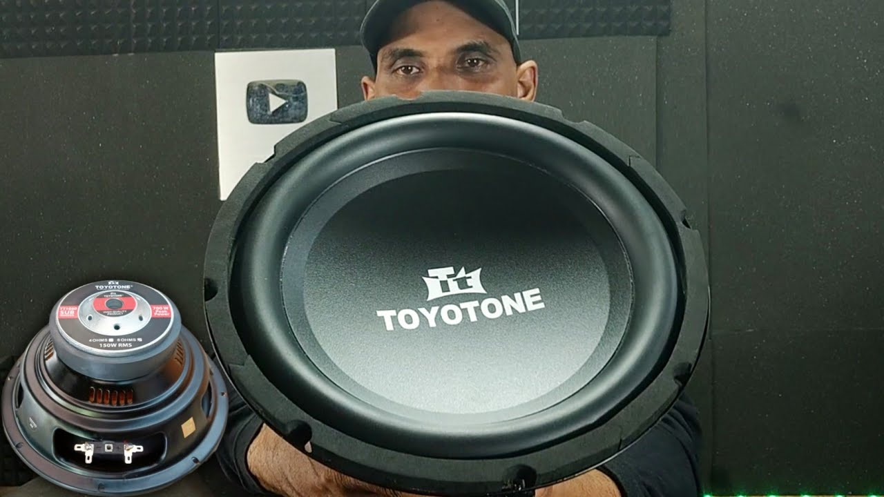 Toyotone Challenger Series 10 inch Subwoofer - RSK Electronisc ...