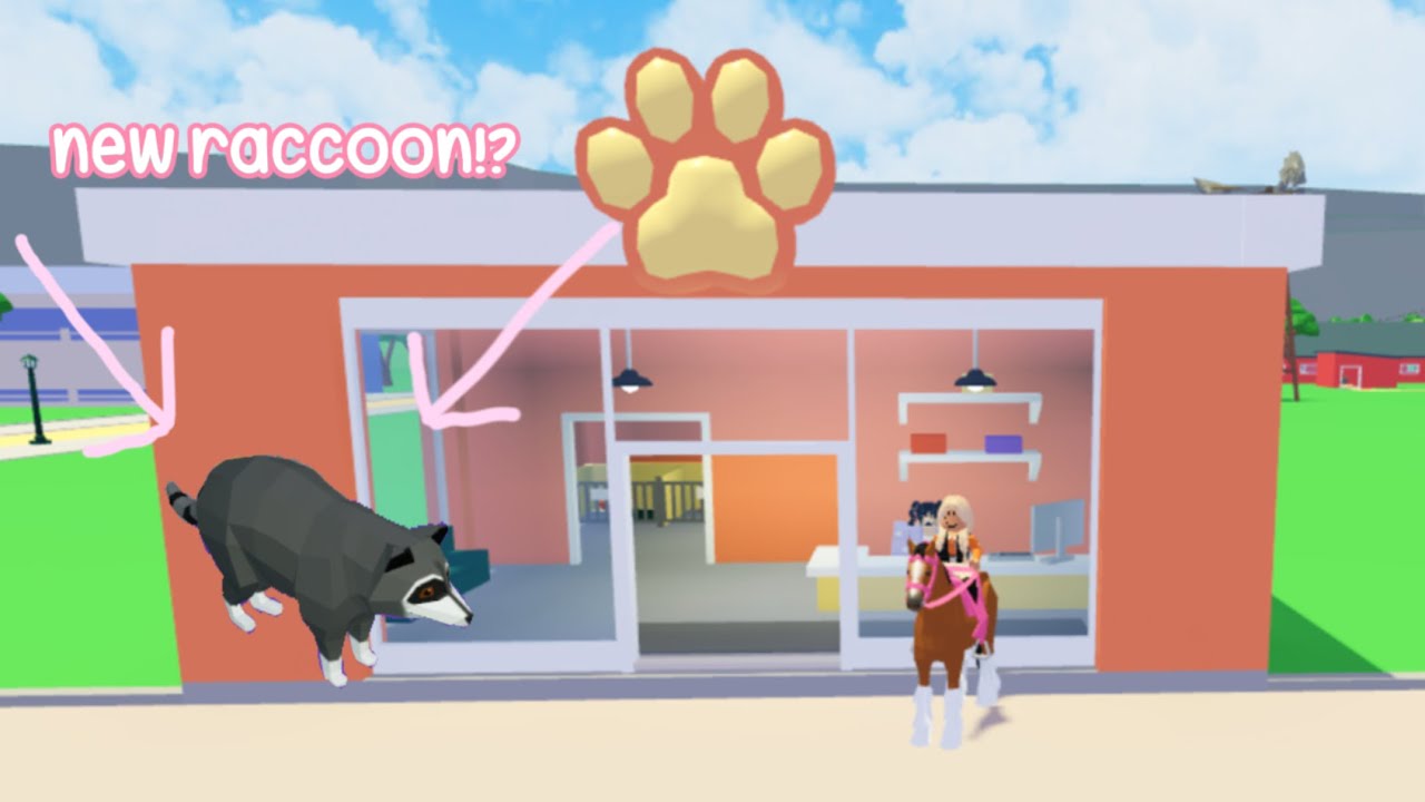 New Racoon pet!? (The Snack Bandit task tutorial) 🦝🤩 || horse valley ep ...