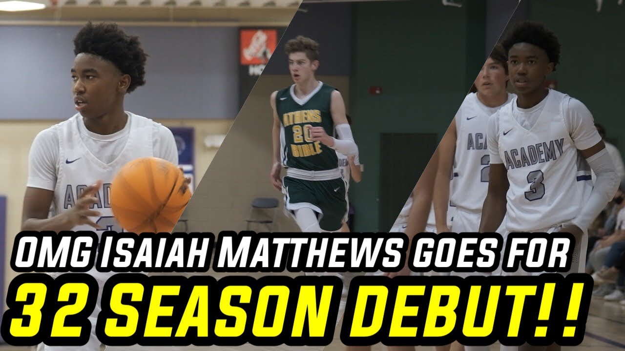 OMG Isaiah Matthews GOES CRAZY in SEASON DEBUT 32 POINTS!! WHO IS HE ...