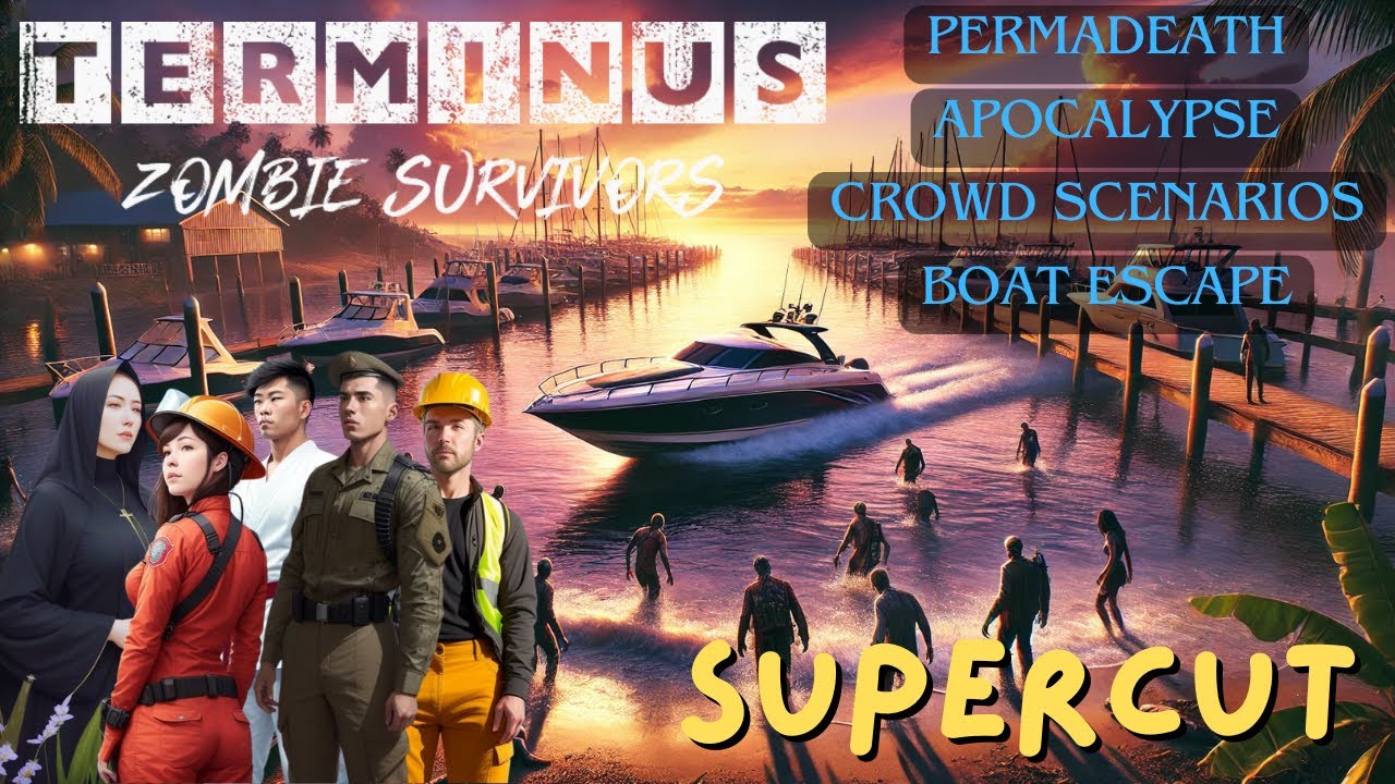 Terminus Zombie Survivors Boat Escape - 1.1 Update Supercut Ep 1 to 5 ...