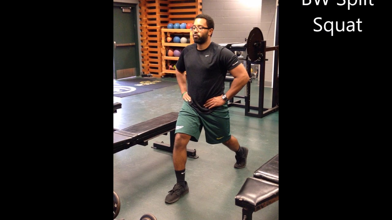 BW Split Squat - YouTube