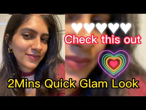 Just 2mins Quick get ready☺️ - YouTube