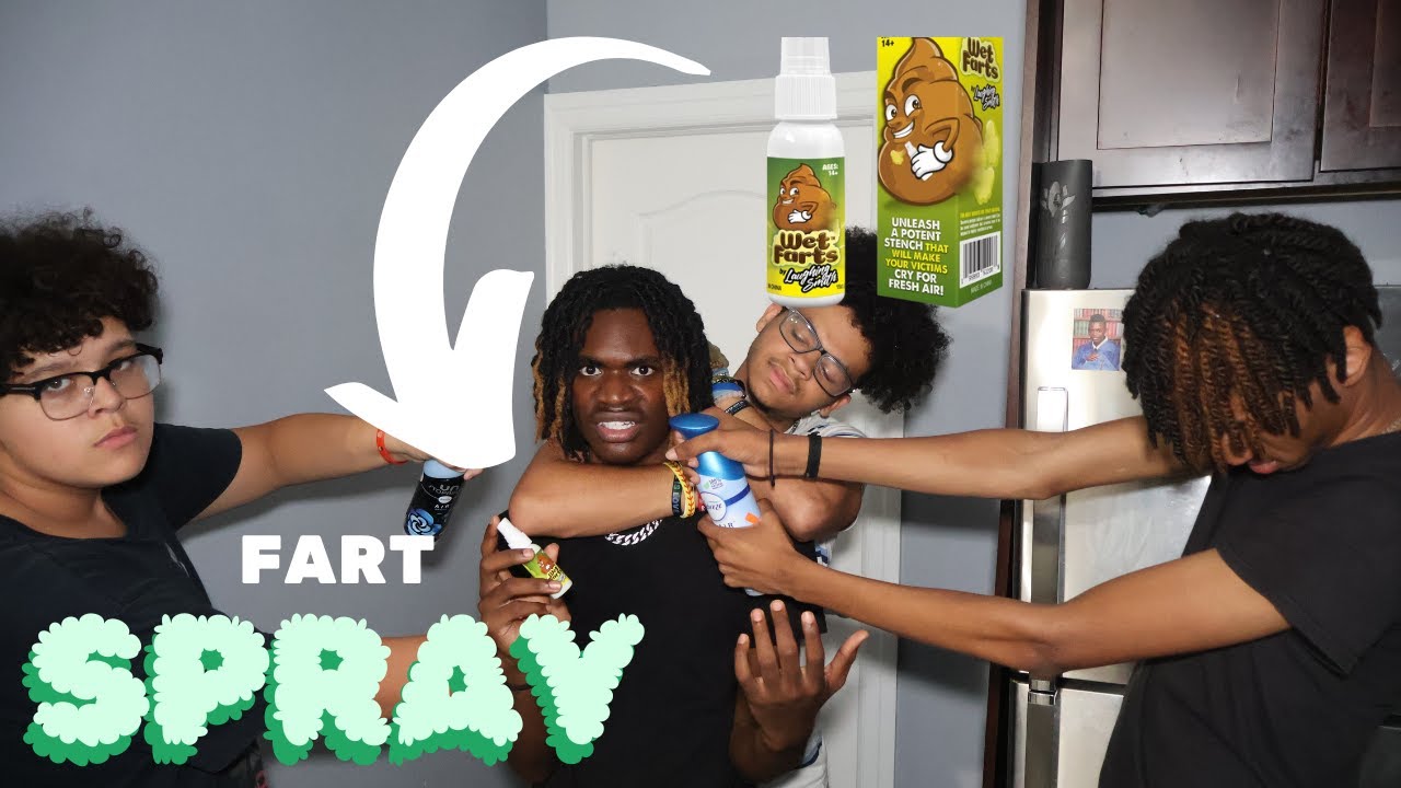 fart spray prank!! - YouTube