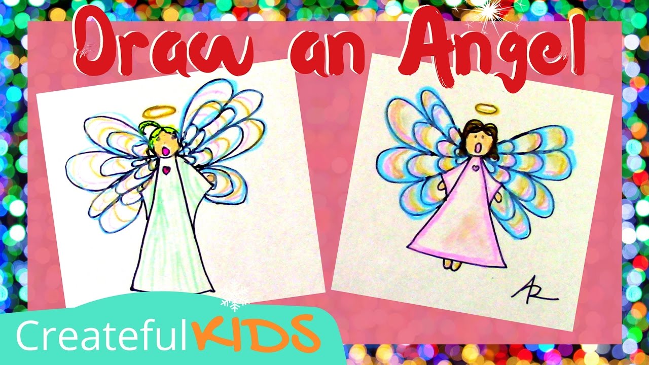 How to Draw an Angel - YouTube