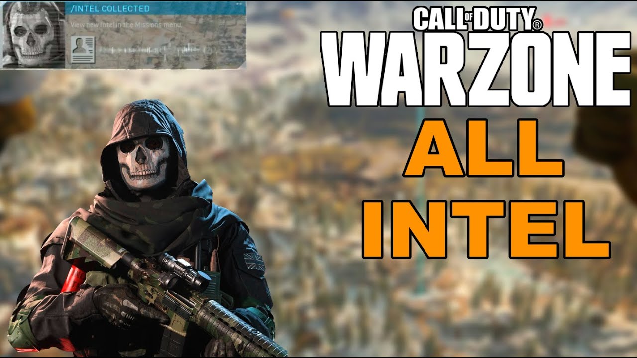 WARZONE ALL INTEL LOCATIONS SEASON 4! Call of Duty Modern Warfare ...