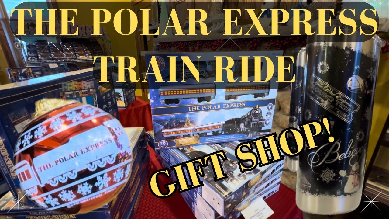 The Polar Express Train Ride Whippany Gift Shop! - YouTube