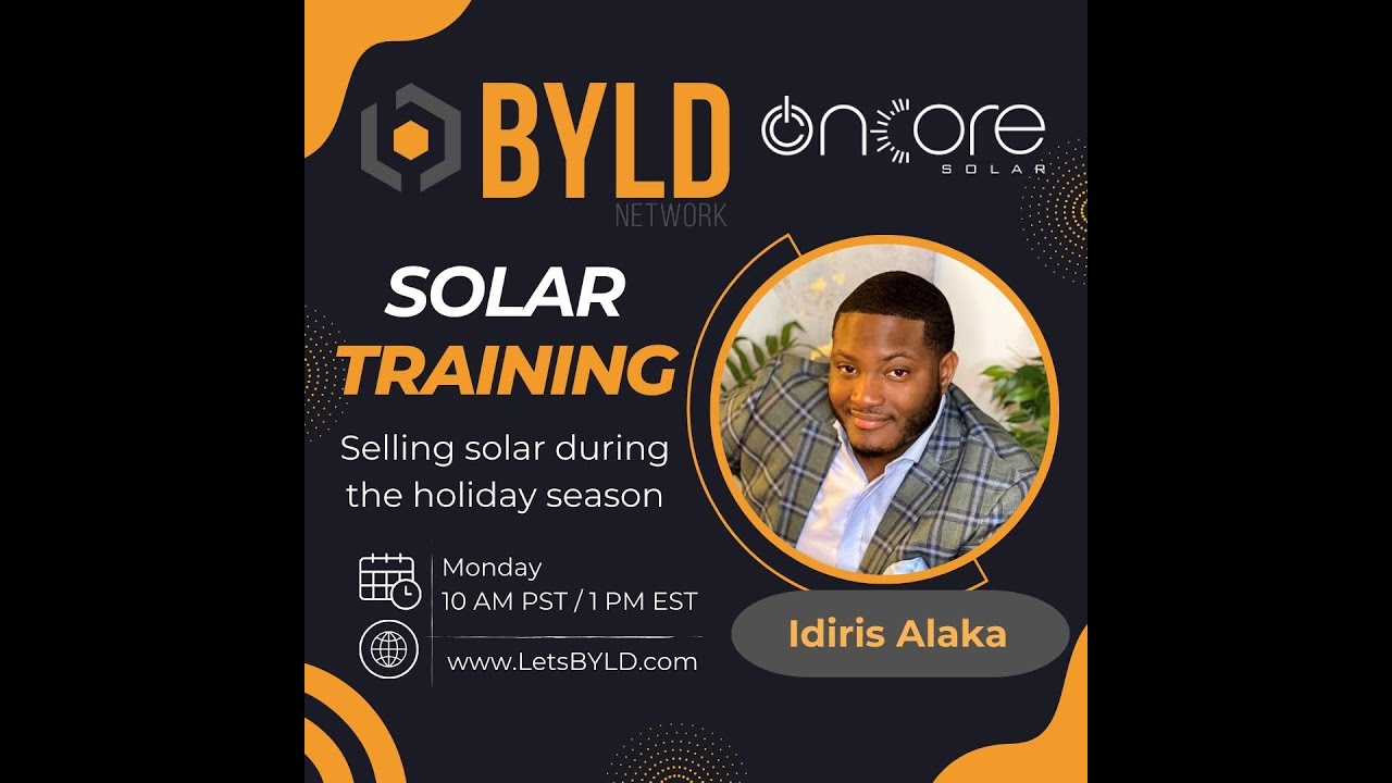 BYLD | Solar Training - YouTube