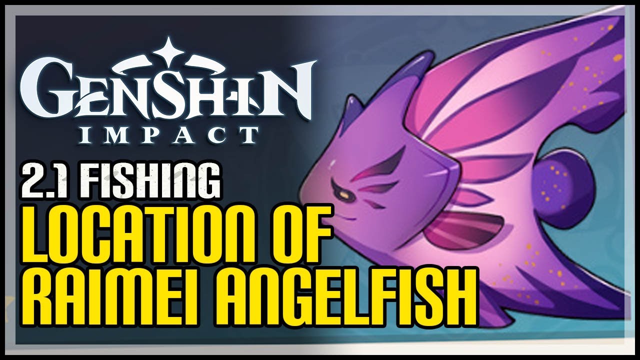 Raimei Angelfish Fish Genshin Impact - YouTube