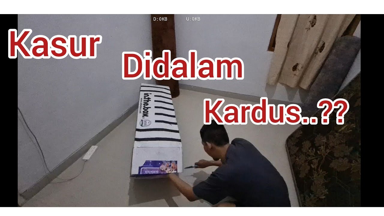 Unboxing Kasur in the box. Review Springbed inthebox - YouTube