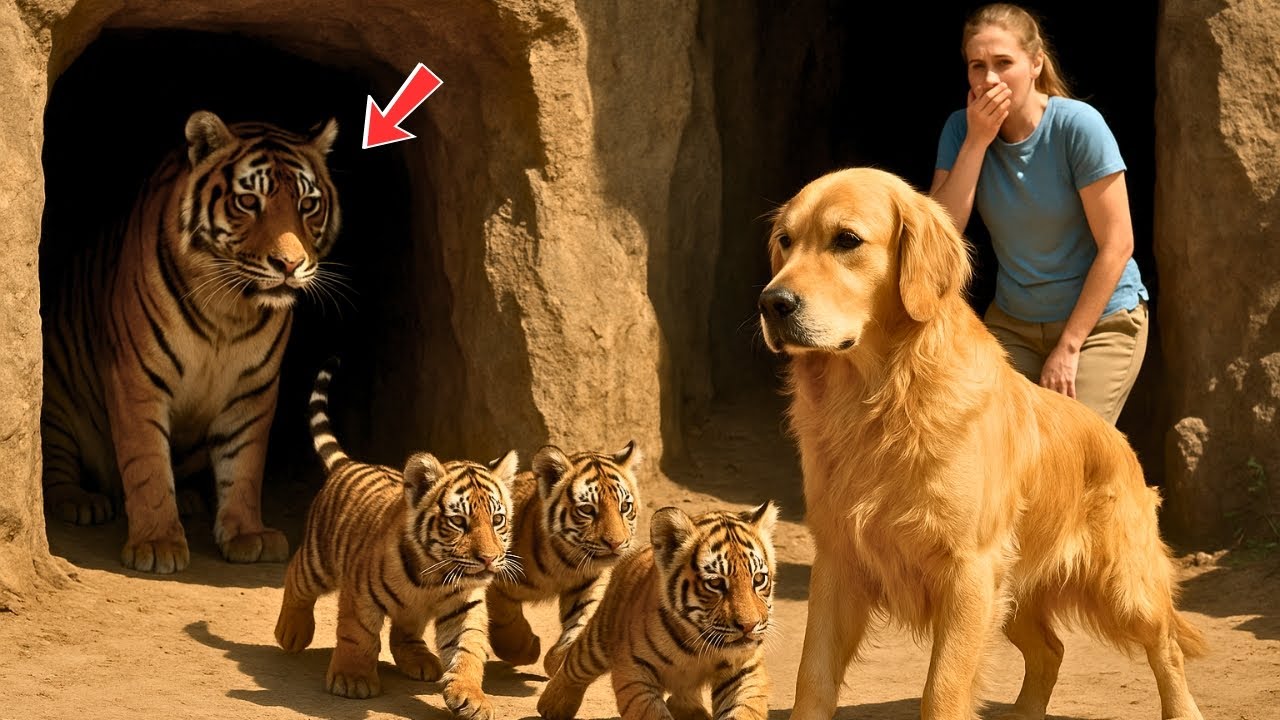 Dog Leads Lost Tiger Cubs Back to the Den – But No One Expected Who ...