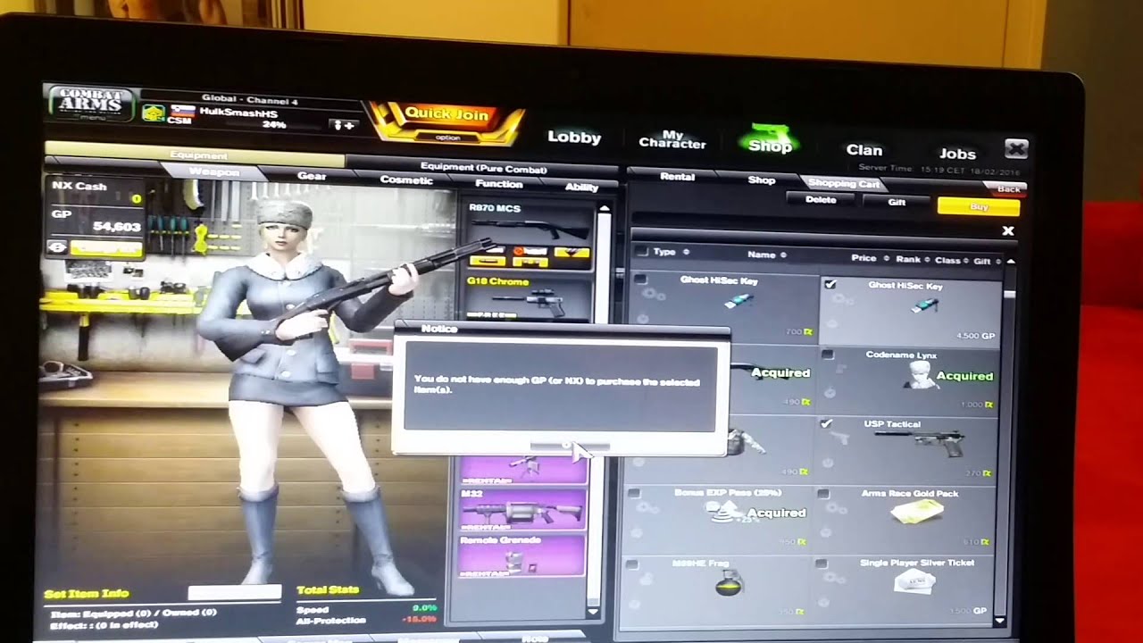 CombatArms(150.000 GP) - BUYING HISCE KEY :) - YouTube