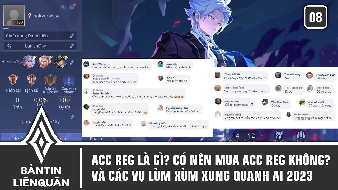 Acc reg là gì? Có nên mua acc reg không? Các vụ lùm xùm AIC 2023 | BẢN ...