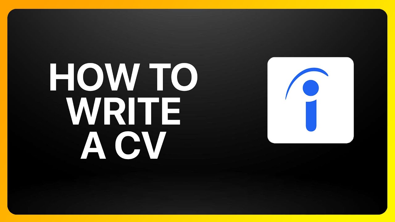 How To Write A Cv For Indeed Tutorial - YouTube