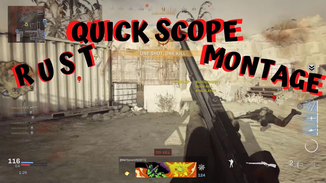 Modern Warfare Quick Scoping Montage #1 - YouTube