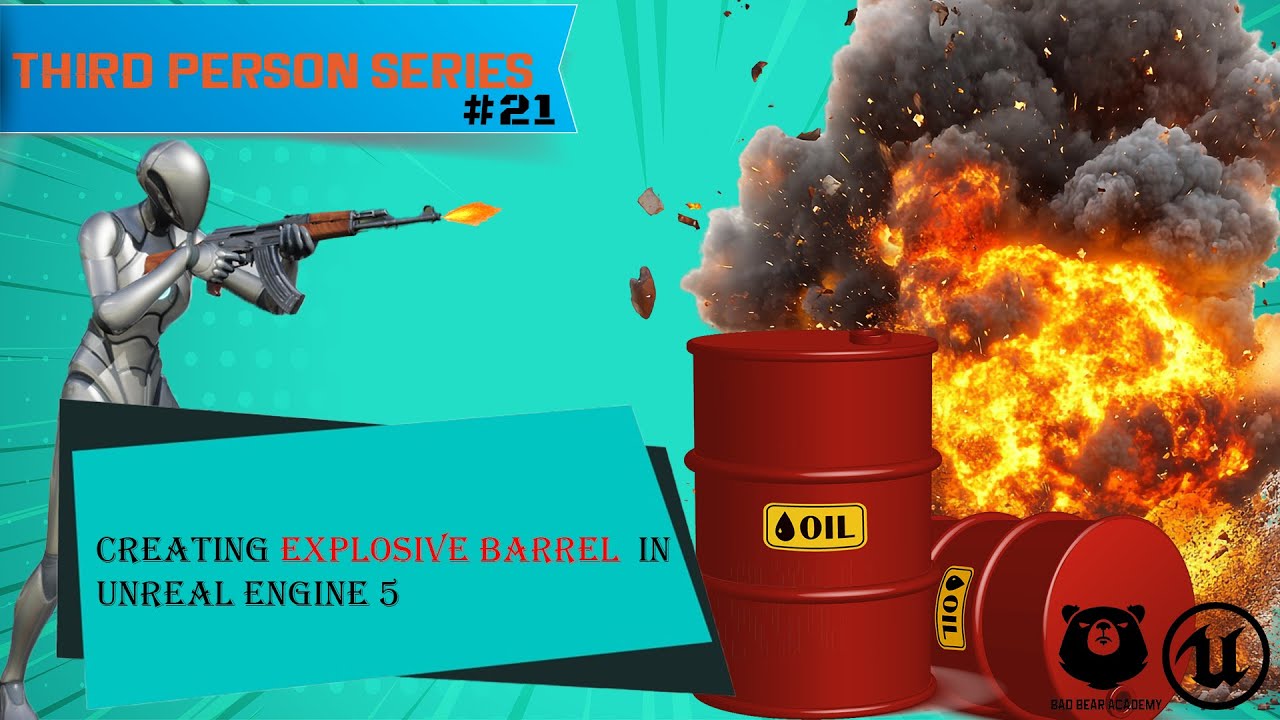 21-creating explosive barrel (with simulated destruction) in unreal ...